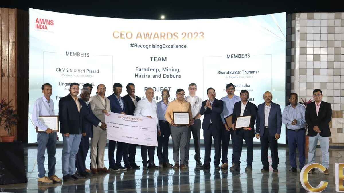 AM/NS India’s CEO Awards 2023 recognize innovation and commitment to ...