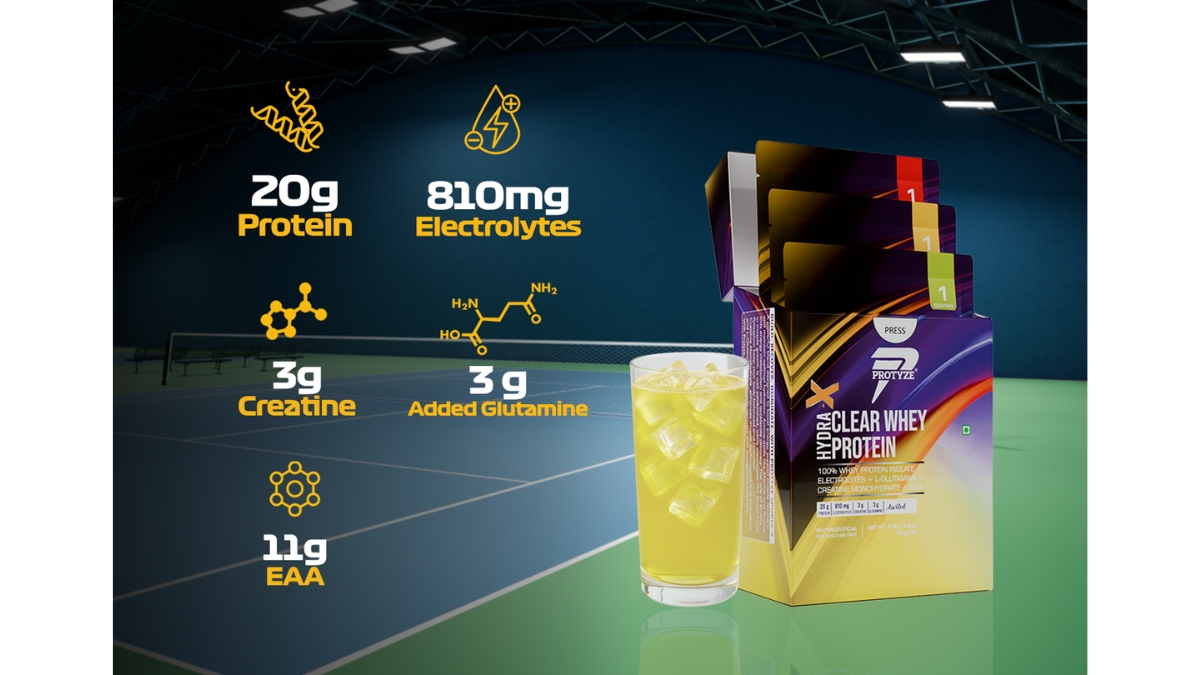 Protyze Unveils HYDRA-X: India’s First Clear Protein Enriched with ...